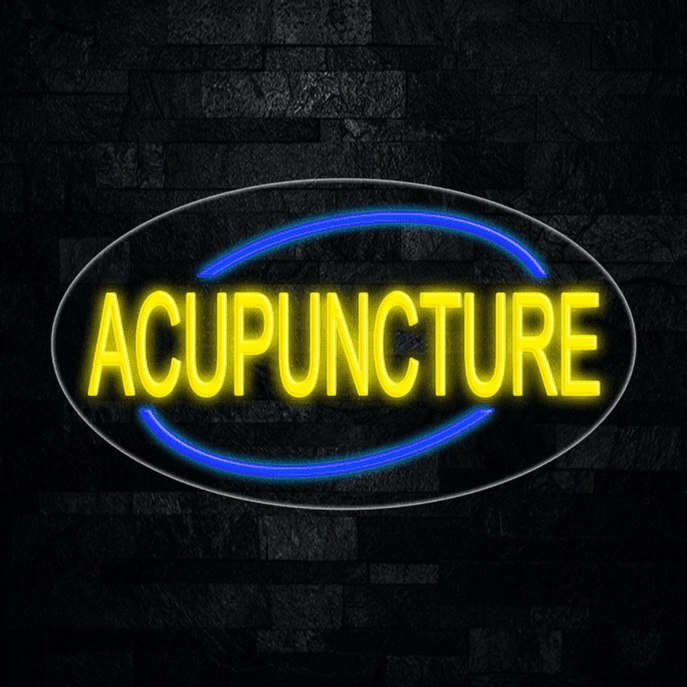 Acupuncture LED Neon Sign 28"L x 16"H #34134 - Walmart.com