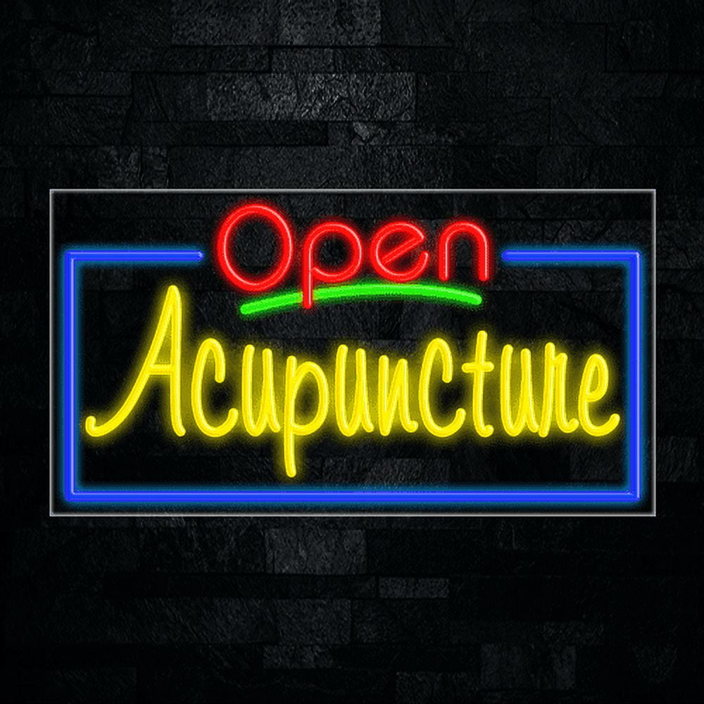 Acupuncture LED Neon Sign 33"L x 18"H #35443 - Walmart.com