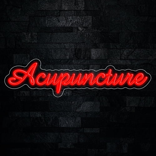 Acupuncture Neon LED Sign 27"L x 7"H #32906 - Walmart.com