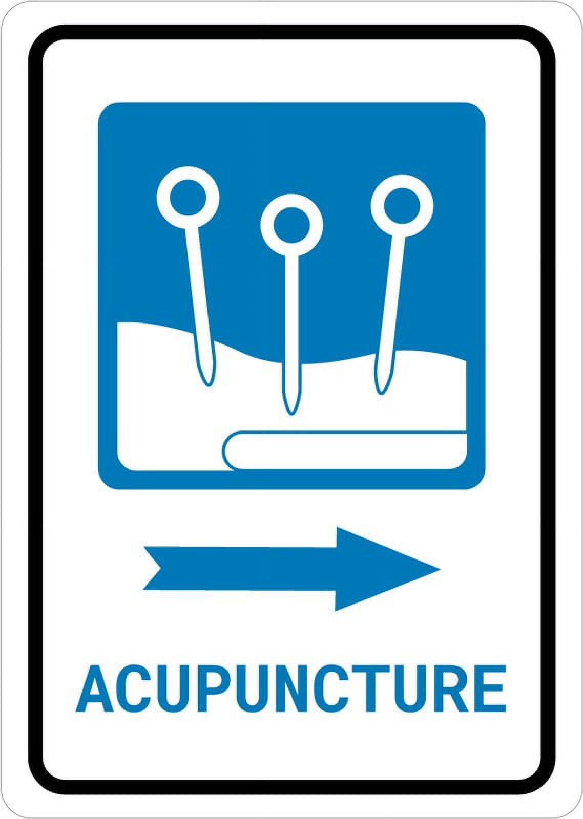 Acupuncture Right Arrow Retro Metal Tin Signs 12X8 Inch For Shop Yard ...