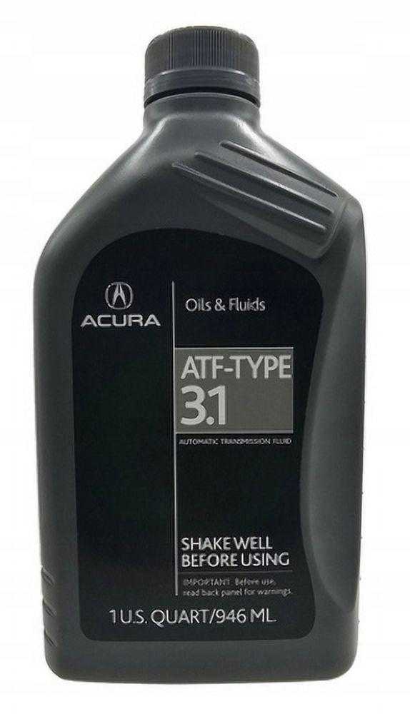 Genuine Acura ATF-Type 3.1, Honda Automatic Transmission Fluid Set OE 082009017A (x4) - Walmart.com