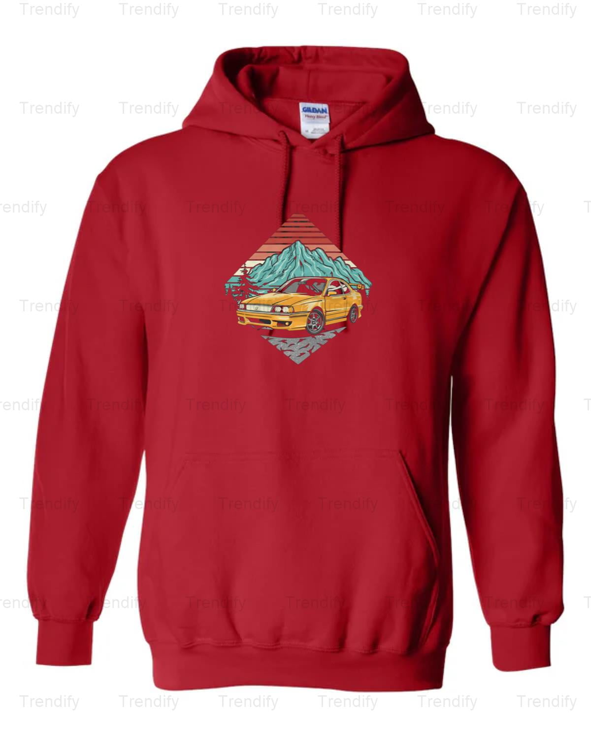 Acura Integra Car Automotive Vehicle Themed Retro Graphic Hoodie ...