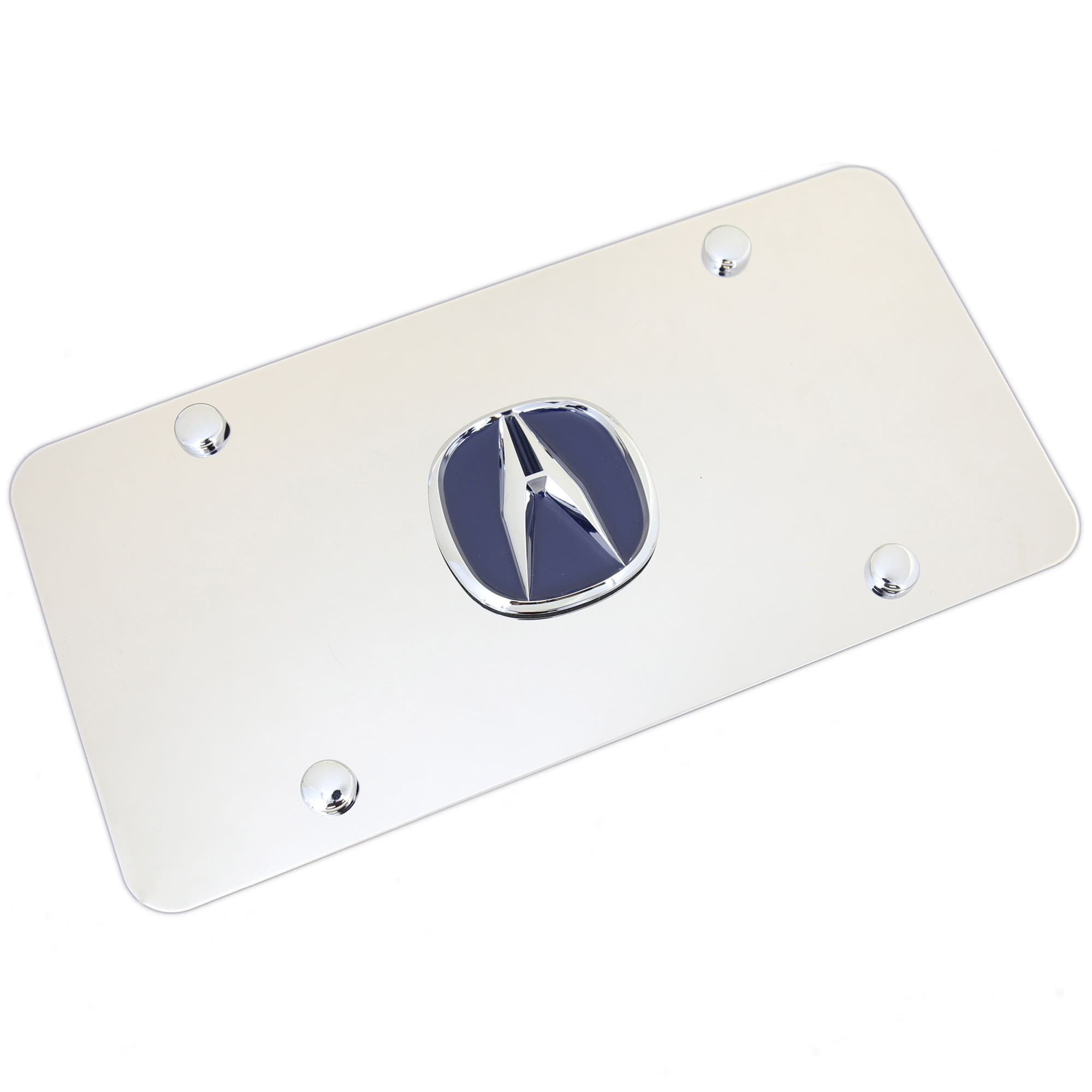 Acura Logo License Plate (Blue on Chrome) - Walmart.com