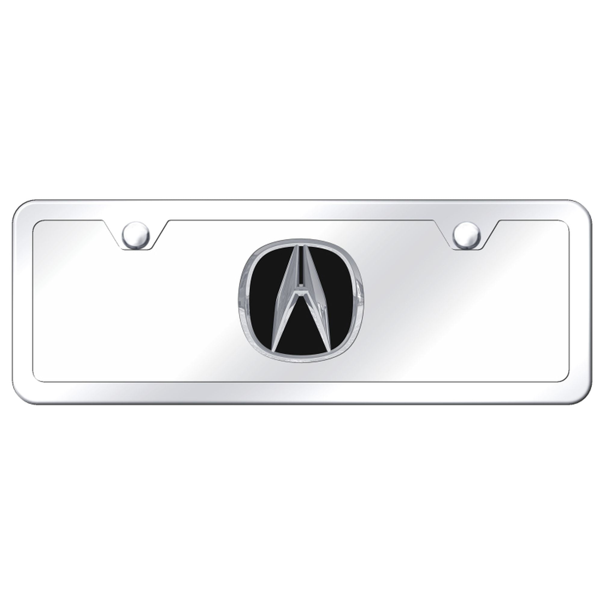 Acura Logo Mini License Plate Kit (Chrome on Mirrored) - Walmart.com