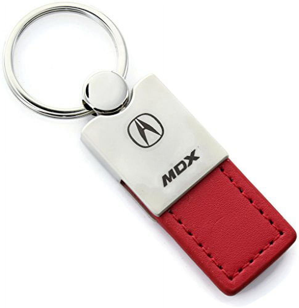 Acura MDX Keychain & Keyring - Duo Premium Red Leather - Walmart.com
