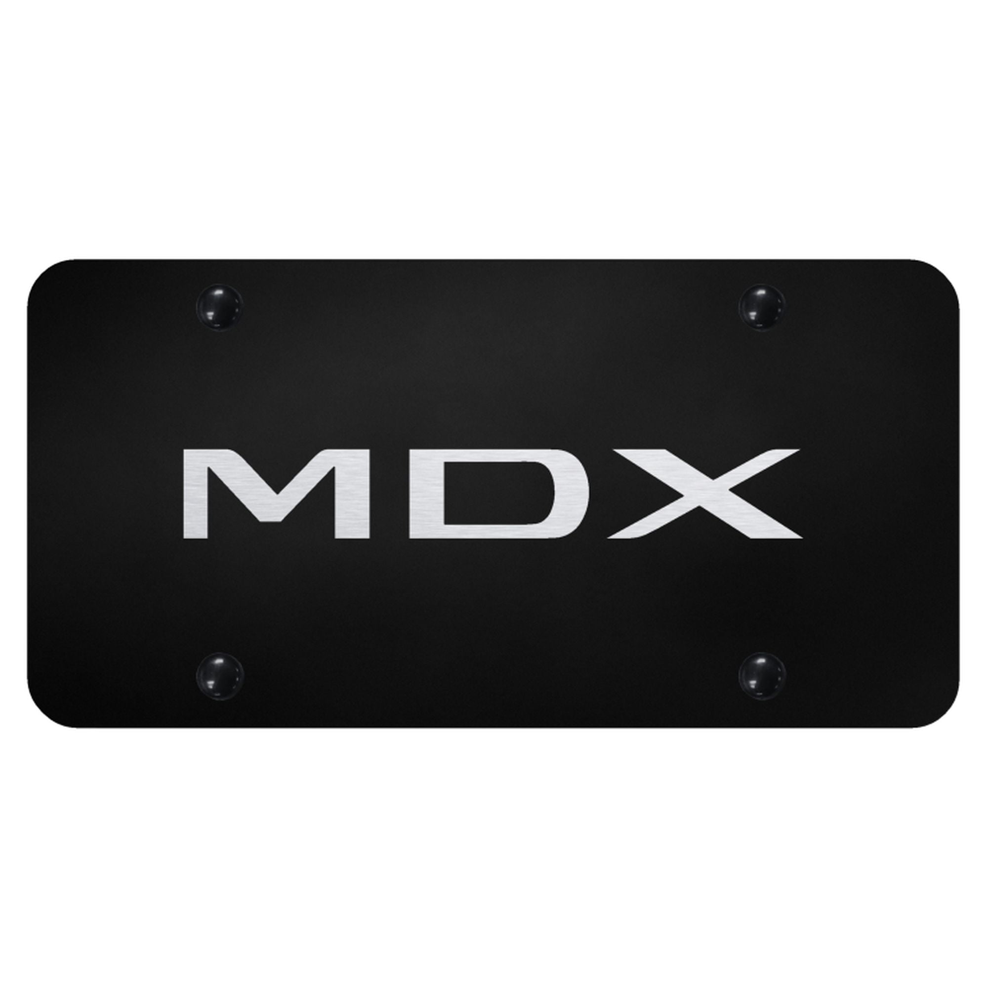 Acura MDX Laser Etched Logo License Plate (Black) - Walmart.com