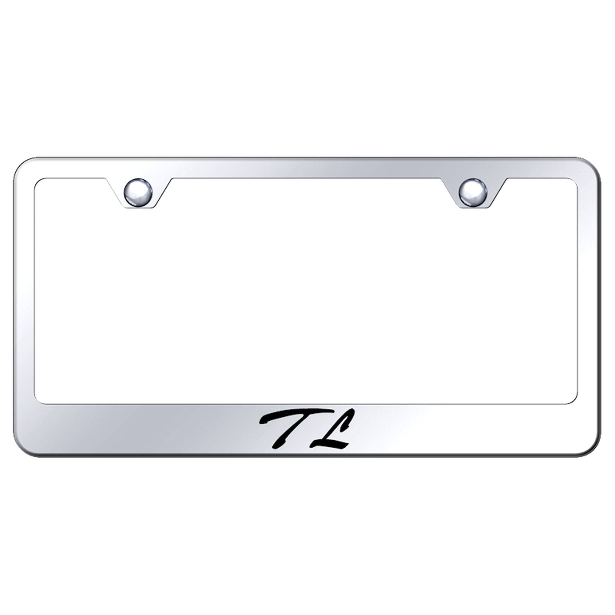 Acura TL Laser Etched Script Stainless Steel License Plate Frame ...