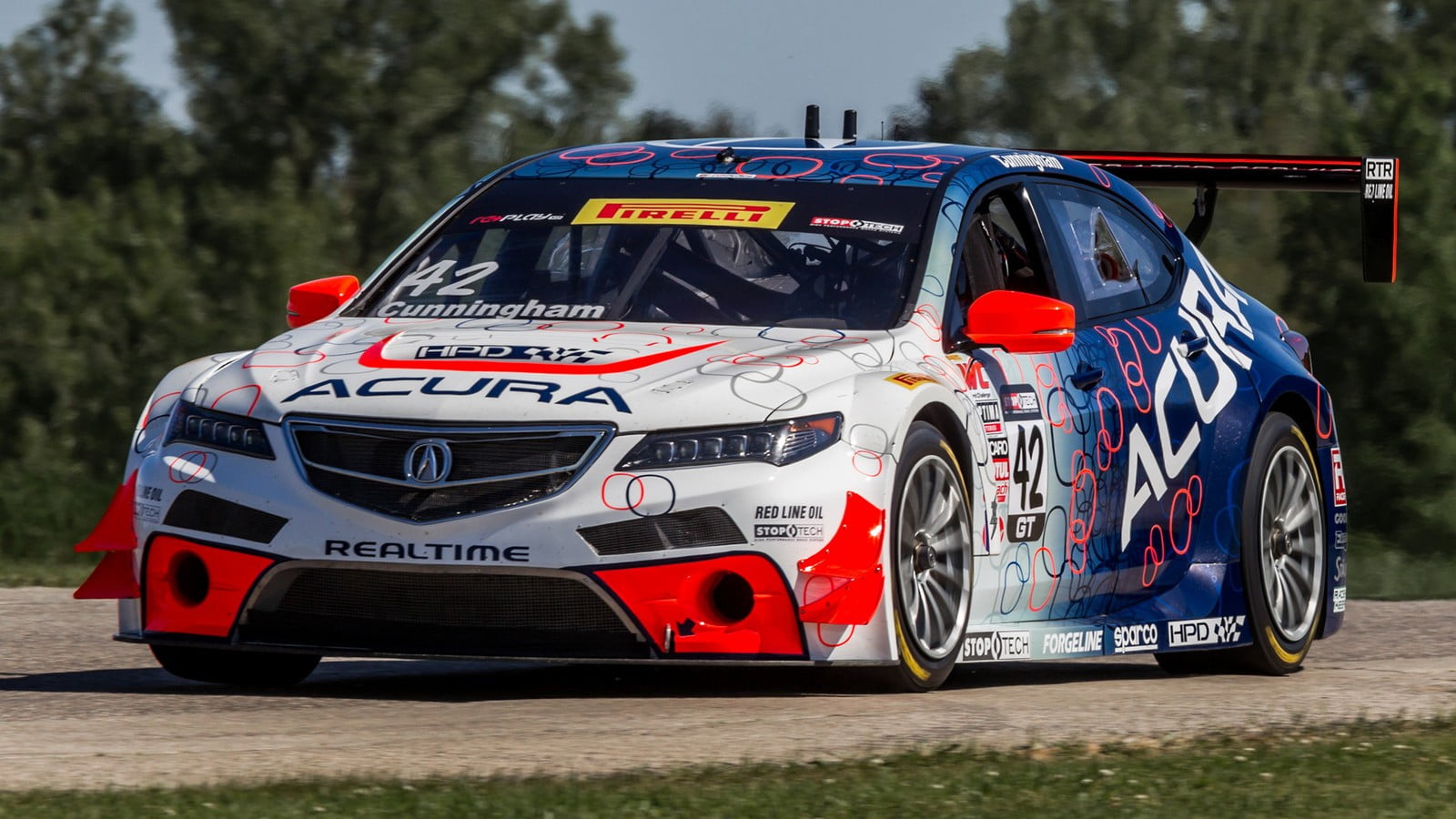 Acura TLX GT Race Car 300 - 24x36 Inch Laminated Poster - Stunning ...
