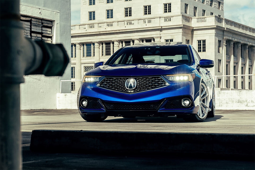 Acura TLX Japanese Sedan Front View Wall Indoor Decor - 24x36 Inch ...