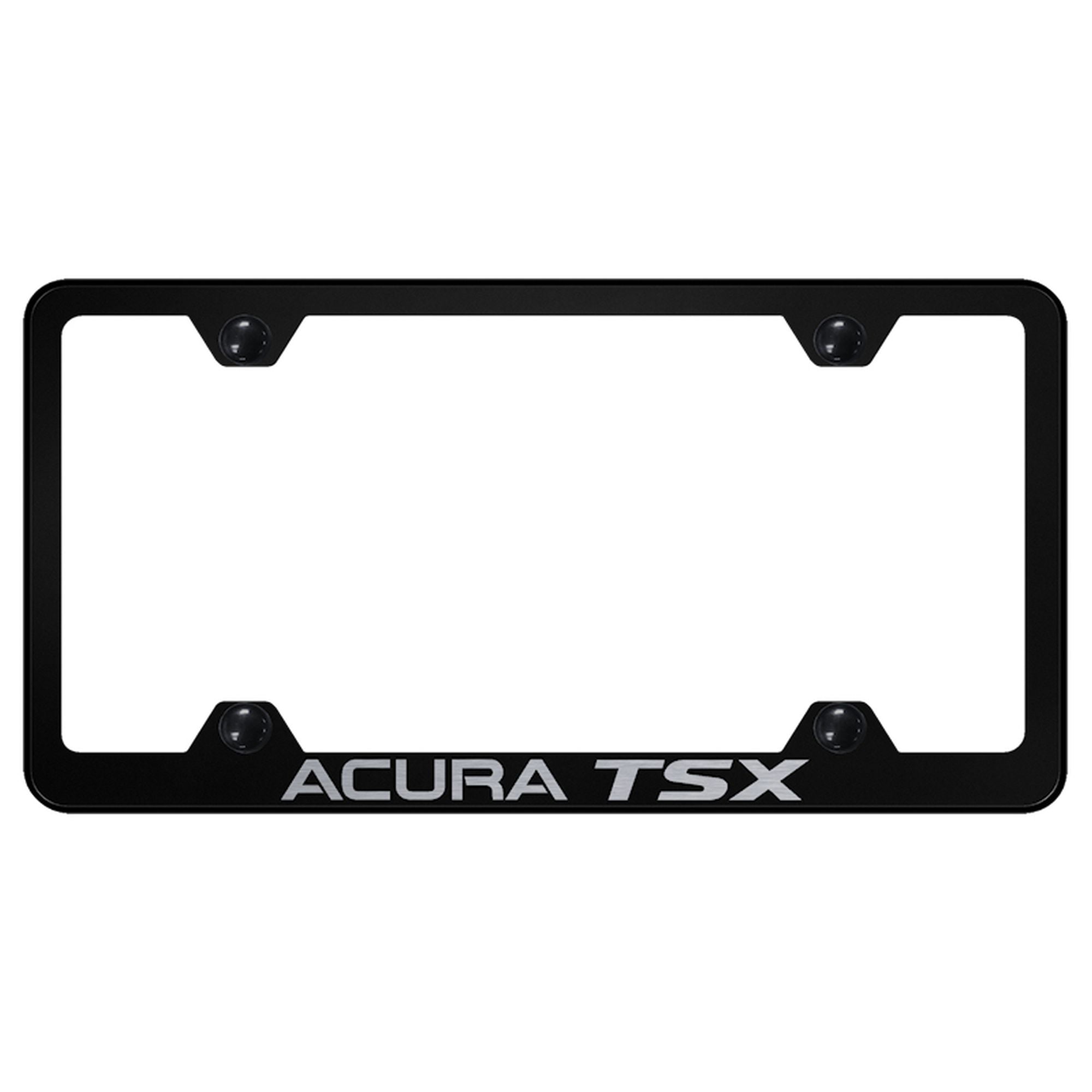 Acura TSX Laser Etched Logo Stainless Steel Wide Body License Plate ...