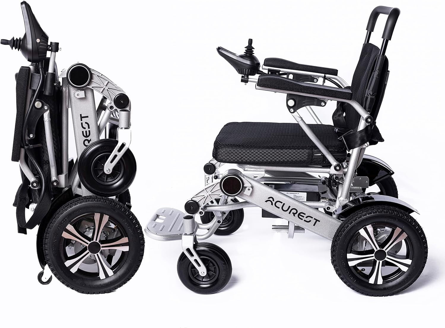Acurest Electric Wheelchair- Powered Foldable Electric Wheelchair- FDA ...