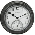 Acu-Rite Indoor Outdoor Clock Thermometer - Walmart.com