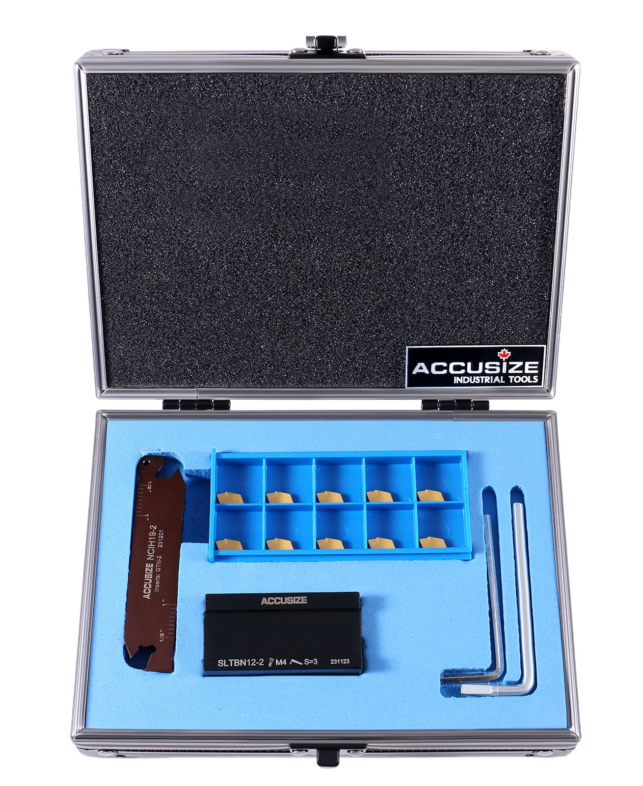 Acusize 1/2'' Self-Lock Cut-off Set with a SLTBN-12 Block, a NCIH19-2 ...