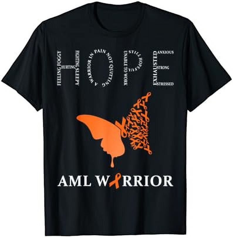 Acute Myelogenous Leukemia AML Warrior AML Awareness T-Shirt - Walmart.com