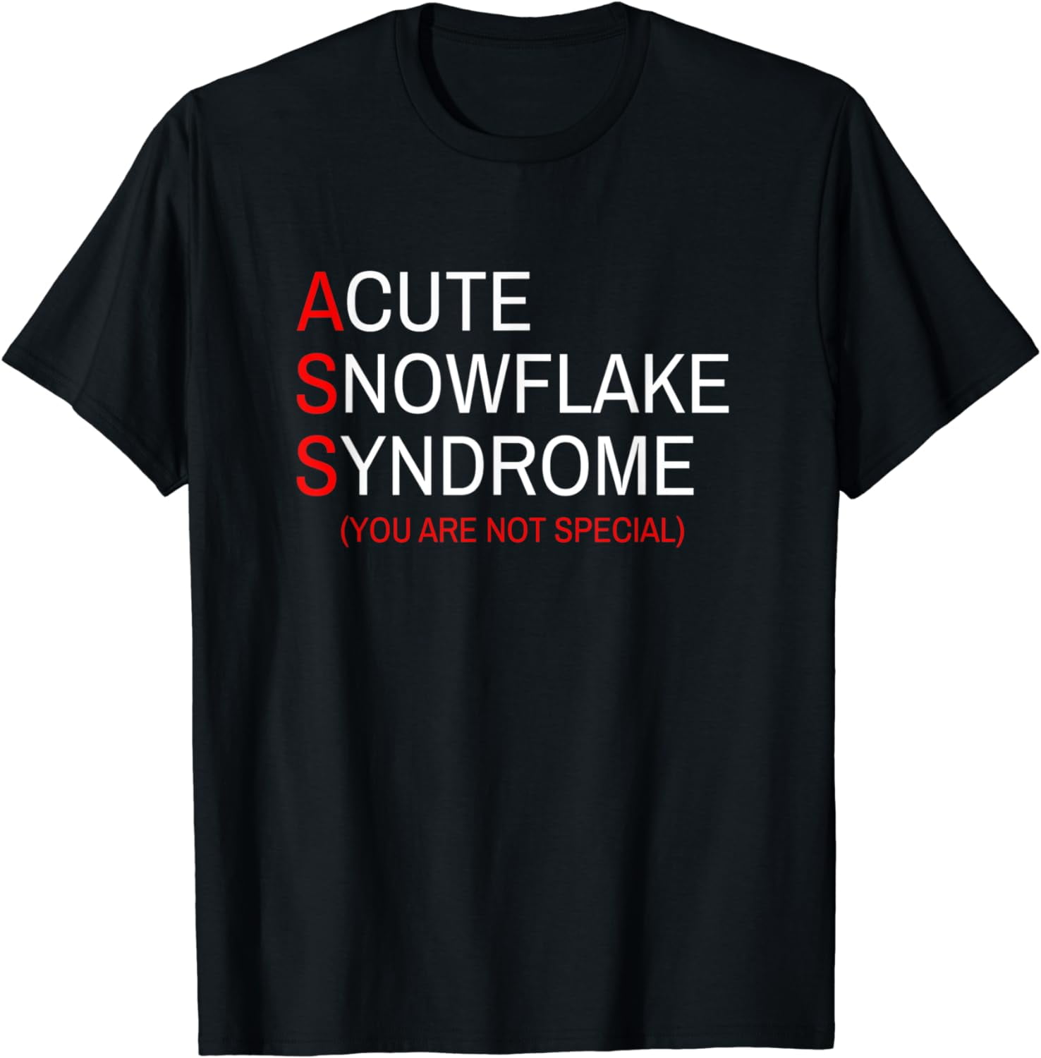 Acute Snowflake Syndrome Funny Gen Z Millennial Meme T-Shirt - Walmart.com