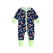 Disney Mickey Mouse Baby Girls Boys Coverall Christmas Jumpsuit Zip Up Outfits, Baby Shower ...