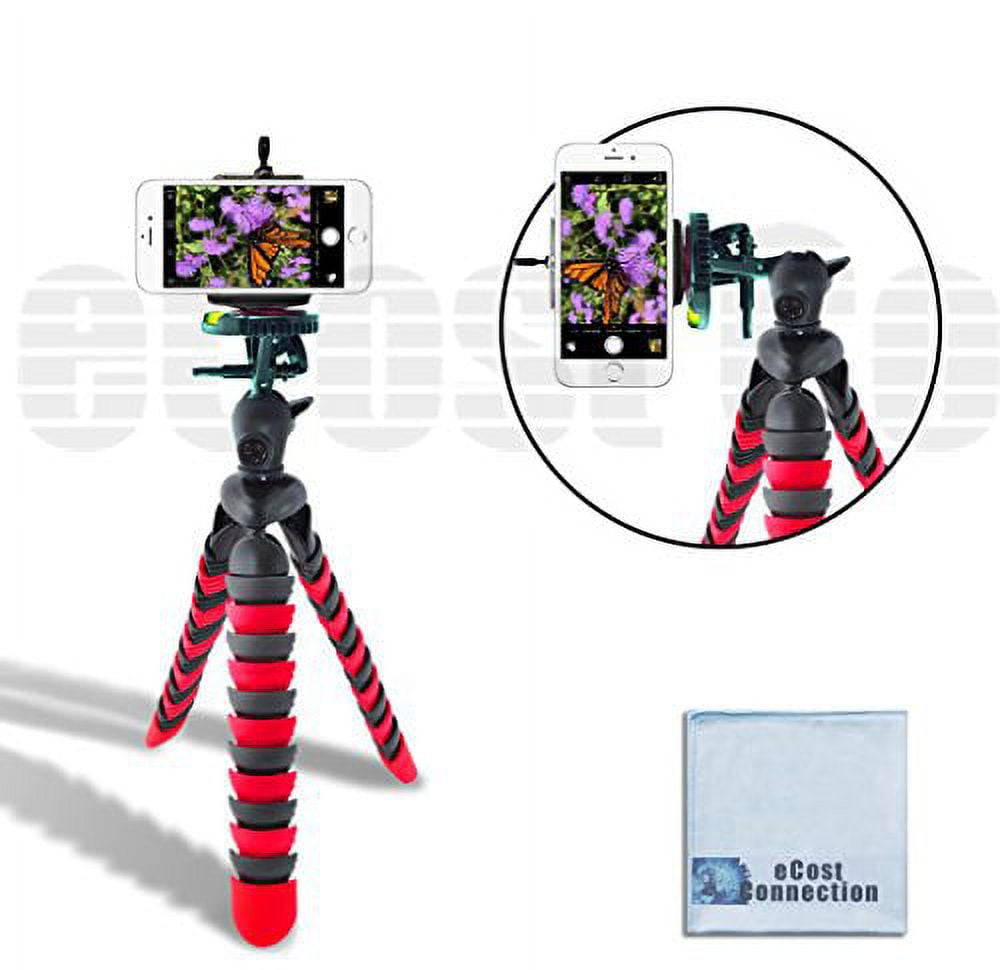 Acuvar 12" Inch Flexible Camera Tripod with Wrapable Disc Legs & Quick ...