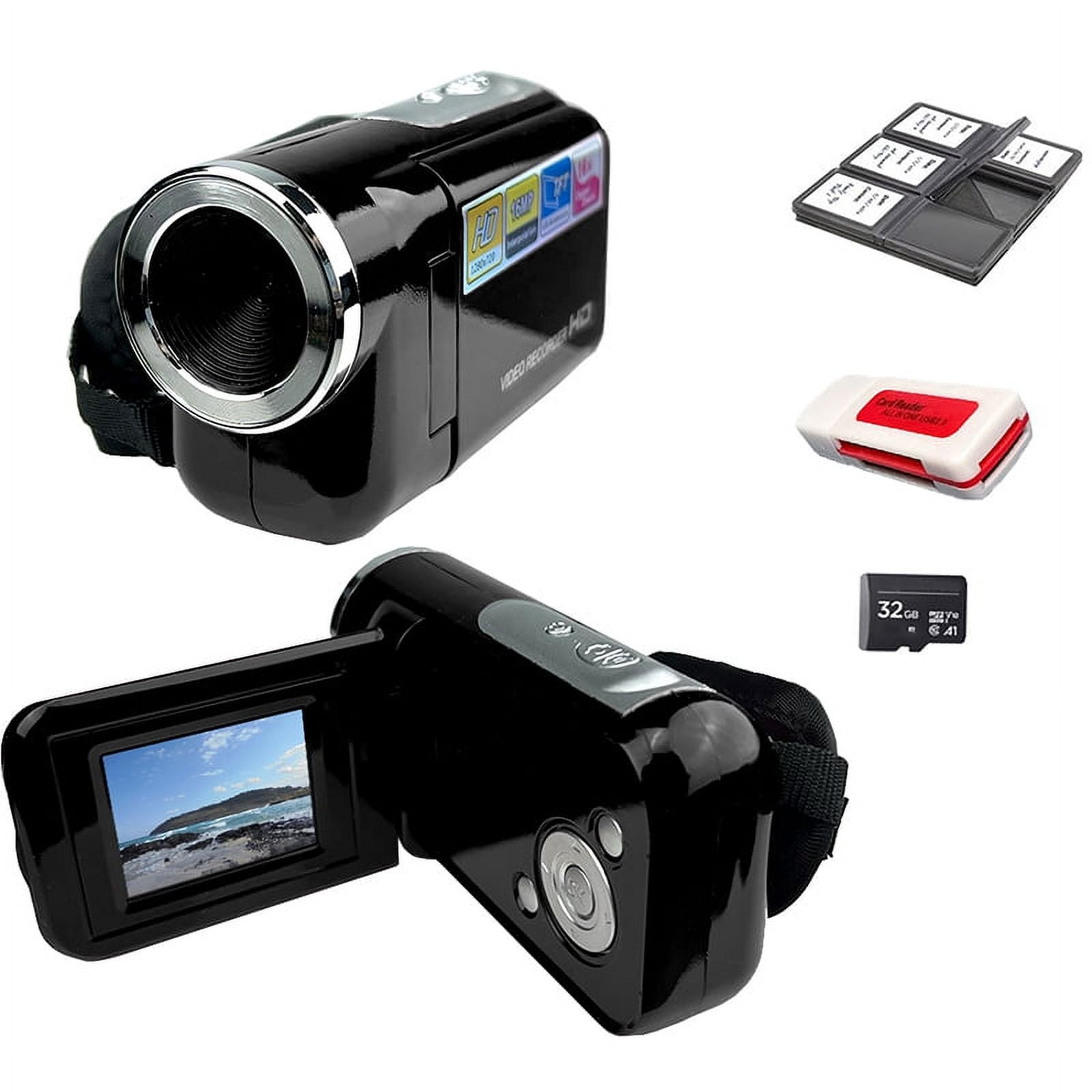 Acuvar 16MP Full HD Digital Video Camera, 16X Zoom, Vlogging, Youtube ...