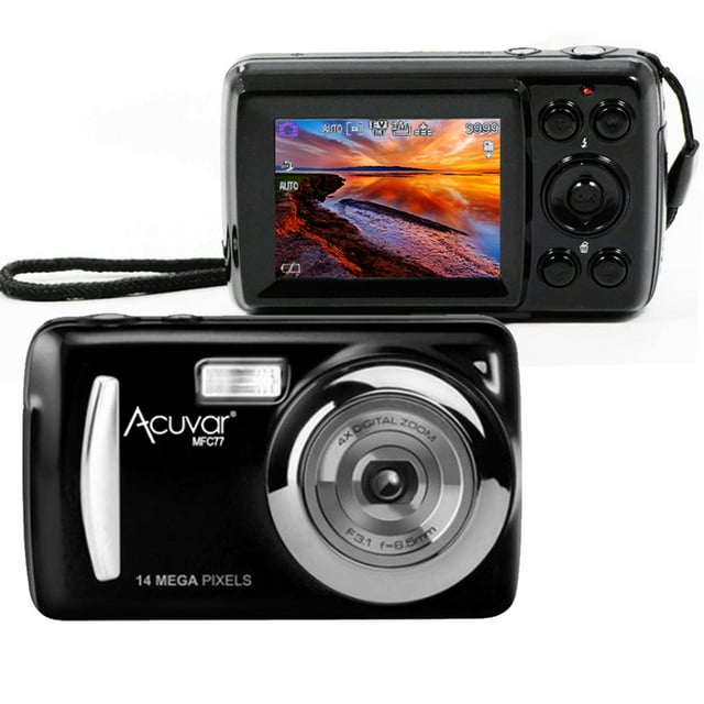 "Acuvar 14MP Compact Digital Camera and Video Recorder with 2.4 ...
