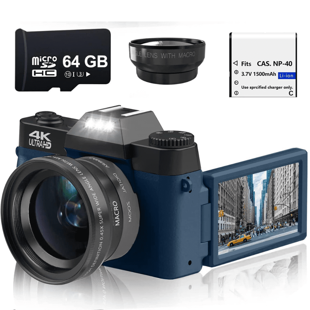 Acuvar 4K 56MP Digital Camera for Photography, Vlogging Camera for ...