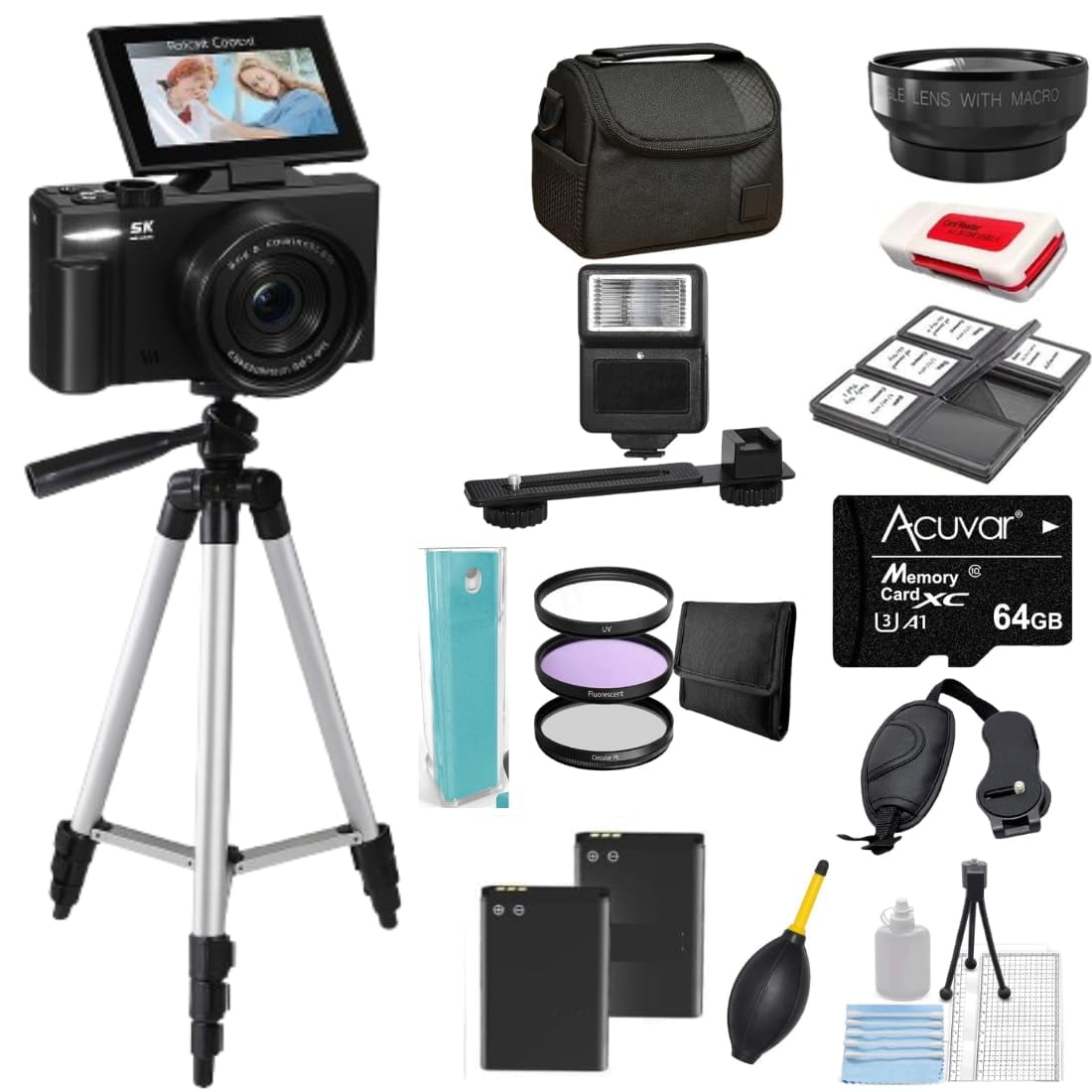 Acuvar 5K 75MP HD Digital Camera for Photography Vlogging Camera for ...