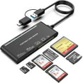 Acuvar 7 in 1 Multi Memory Card Reader USB C USB3.0 Adapter - Walmart.com
