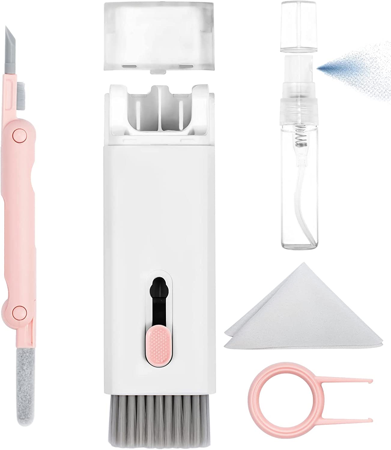 Acuvar 7-in-1 Airpod & Computer Cleaning Tools: Portable Kit for Laptop, Keyboard, iPhone, iPad ...