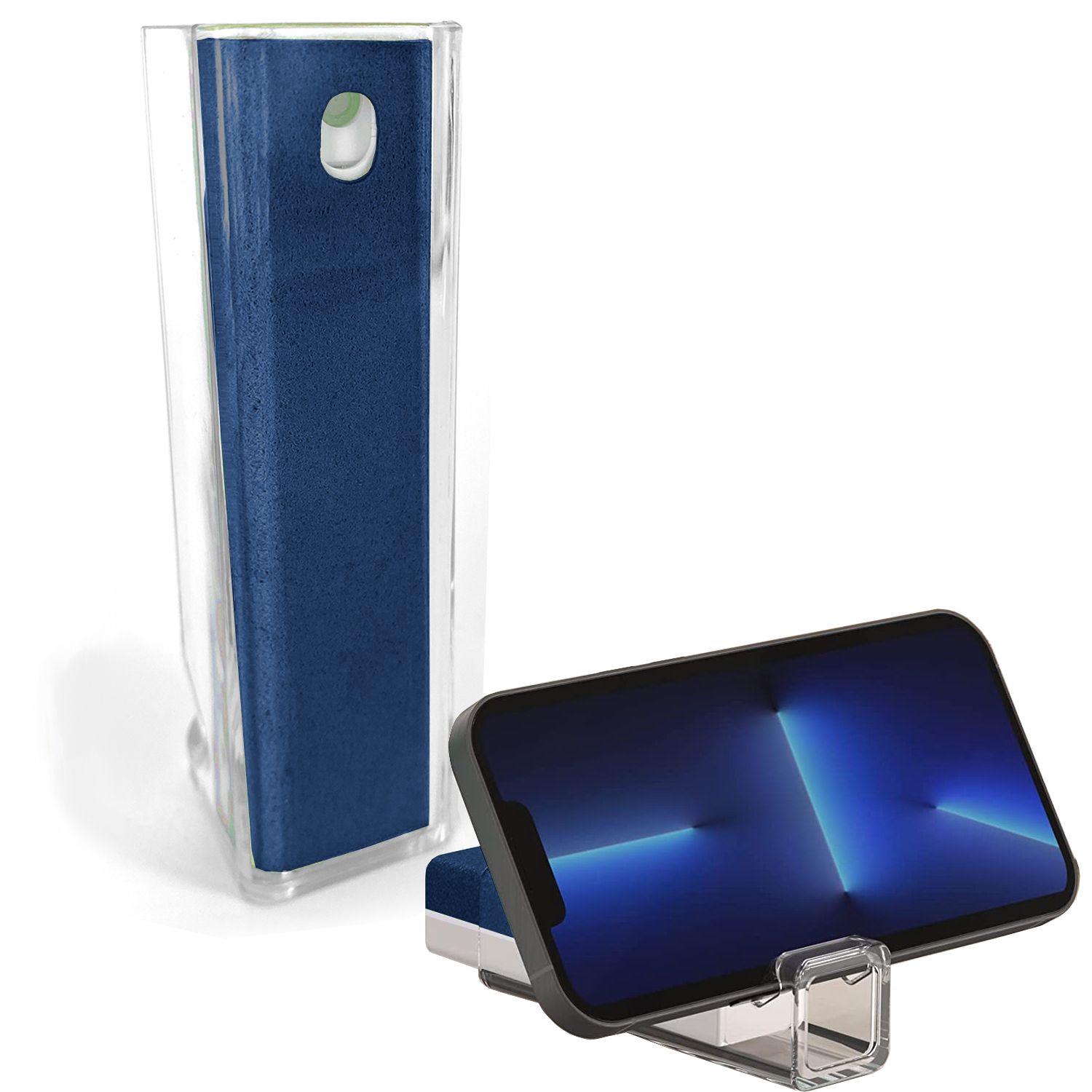 Acuvar All in One Screen Cleaning Spray with Microfiber and Phone Stand ...