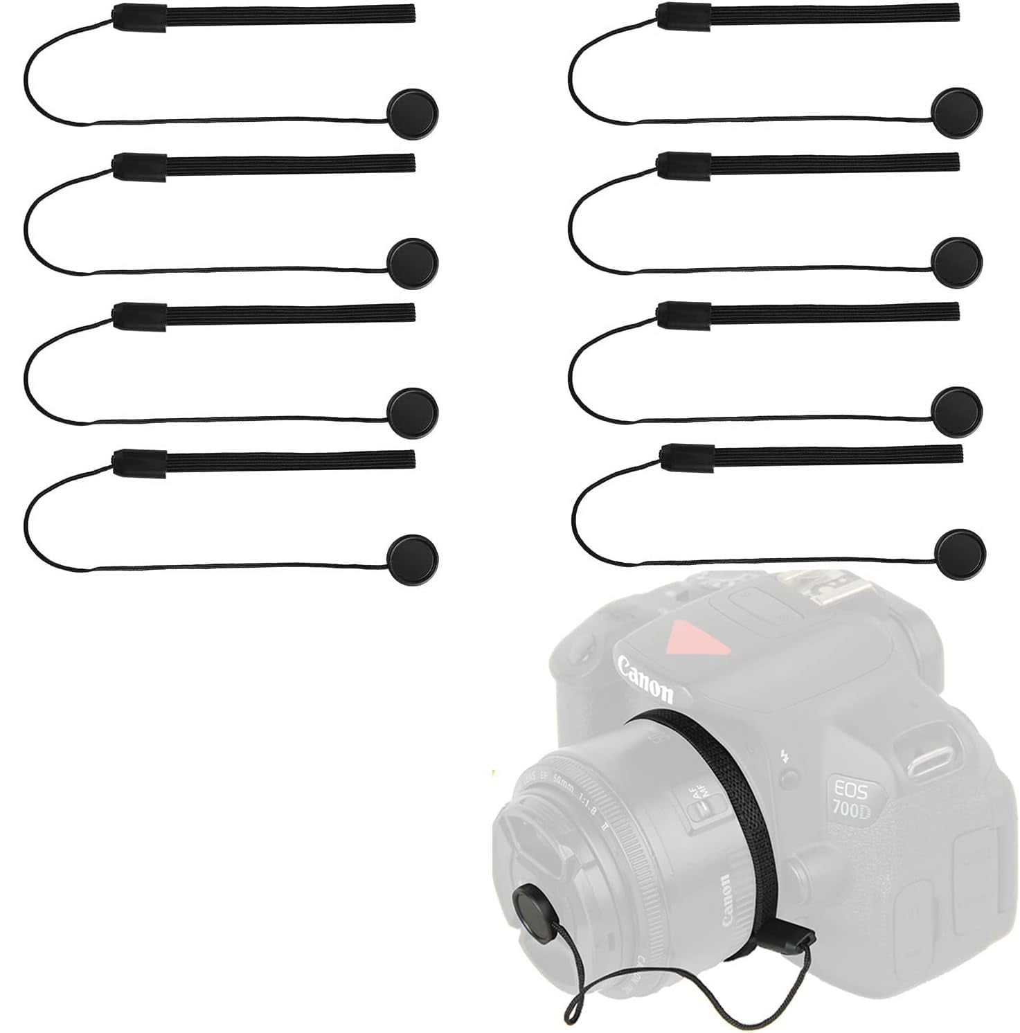 Acuvar Camera Lens Cap Keeper Lens Cap Holder Prevent Lens Cap Lost for ...