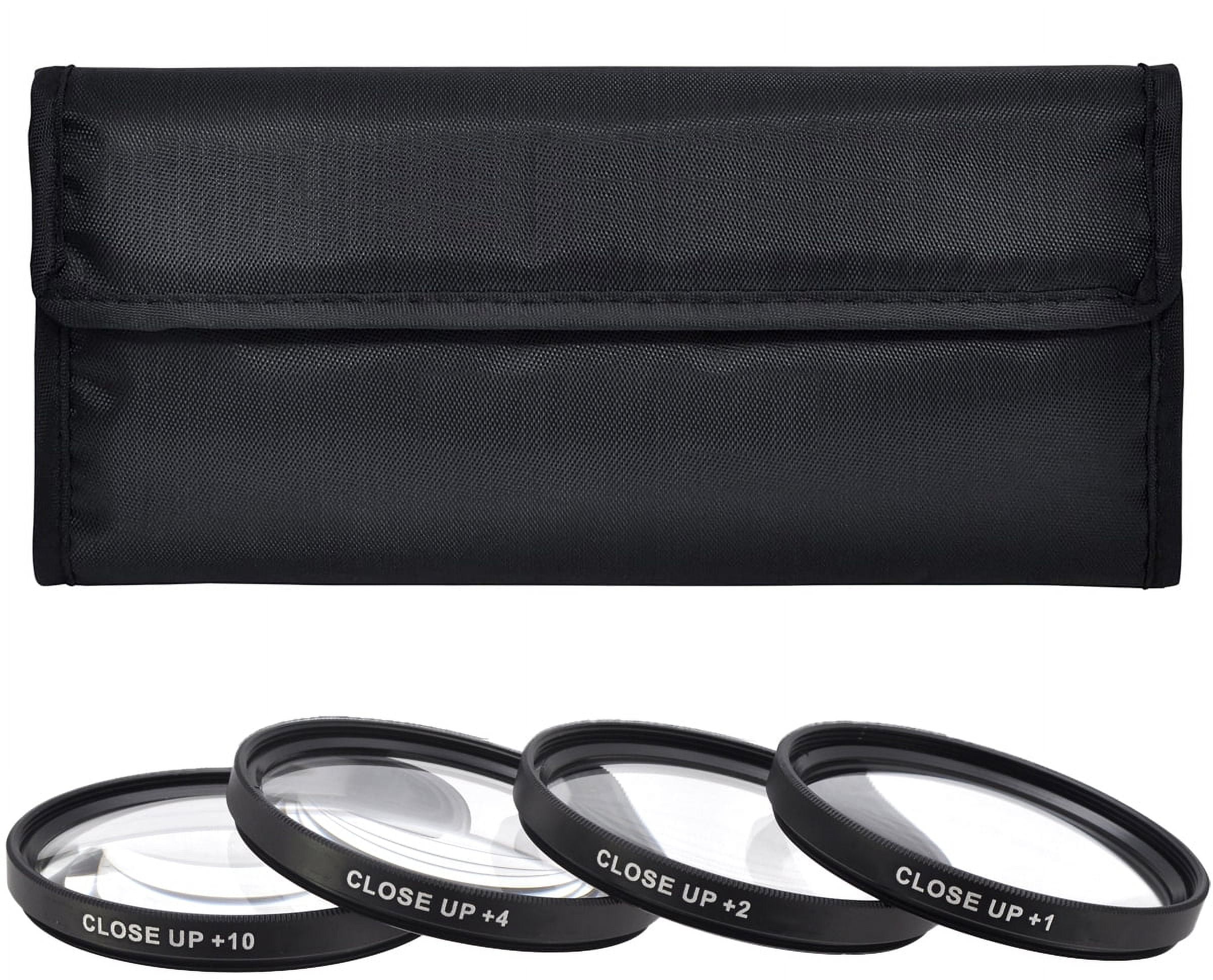 Acuvar Close-up Filter Kit 55mm +1/+2/+4/+10 Lens Set 55mm Filters for ...