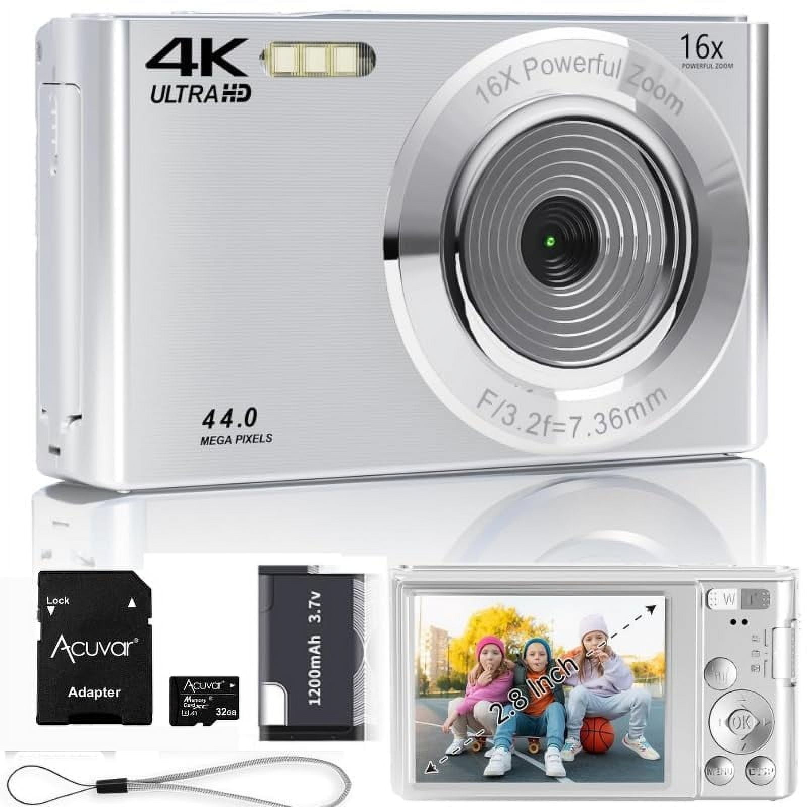 "Acuvar HD 1080P Compact Digital SLR Camera 44MP, Video & Photo for ...