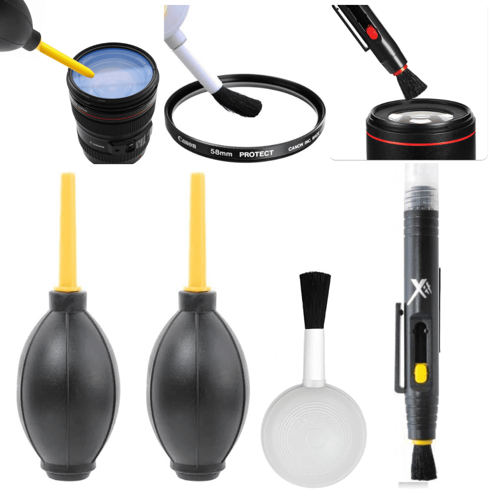 Acuvar Lens Cleaning Kit Contains 2 Pcs Rubber Air Blower Duster, Lens ...
