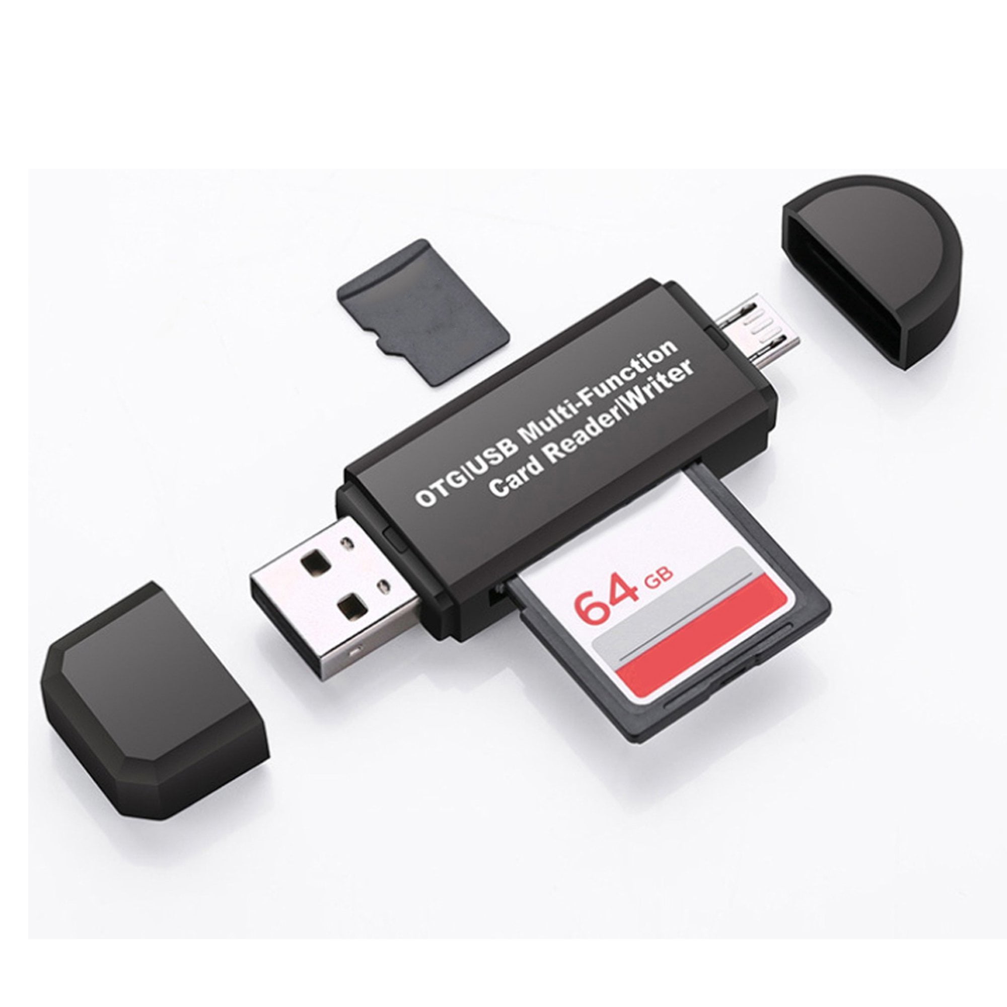 Acuvar USB 2.0 Memory Card Reader for SD/TF Cards - Walmart.com