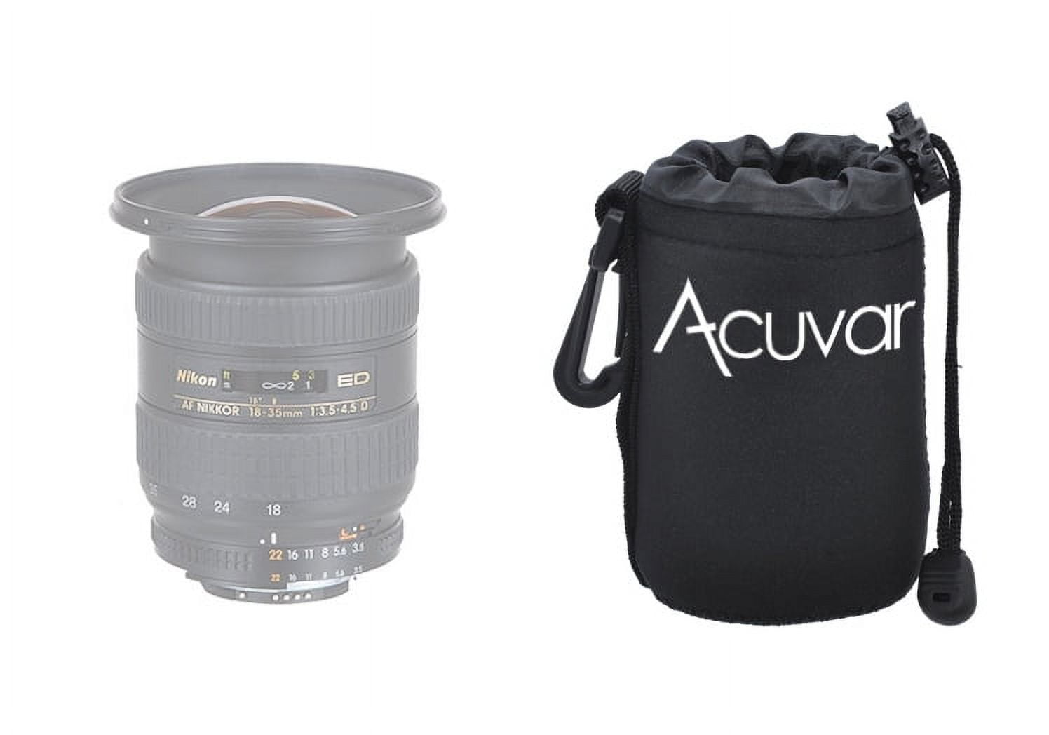 Acuvar Small Neoprene Soft Lens Pouch for Most Camera Models - Walmart.com