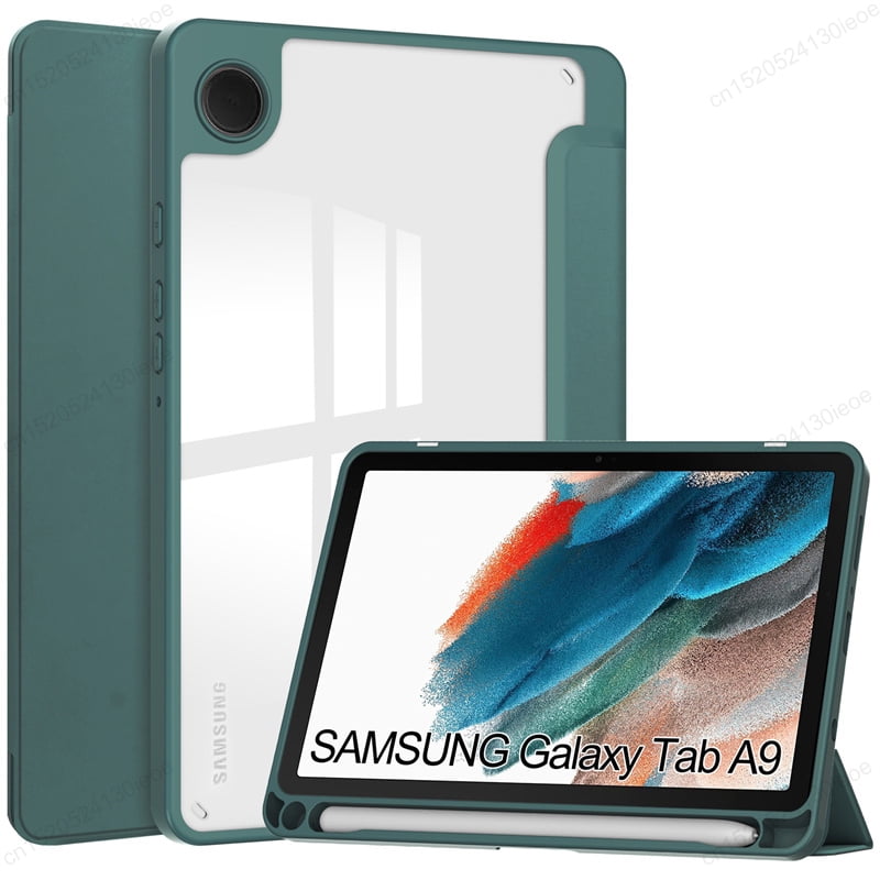 Acylic Transparent Back Tablet Cover For Samsung Galaxy Tab A9 8.7 inch ...
