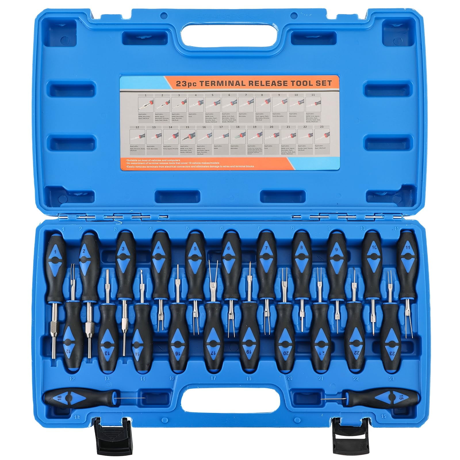 Acymner Terminal Removal Tool Kit | 23PCS Terminal Ejector Kit ...
