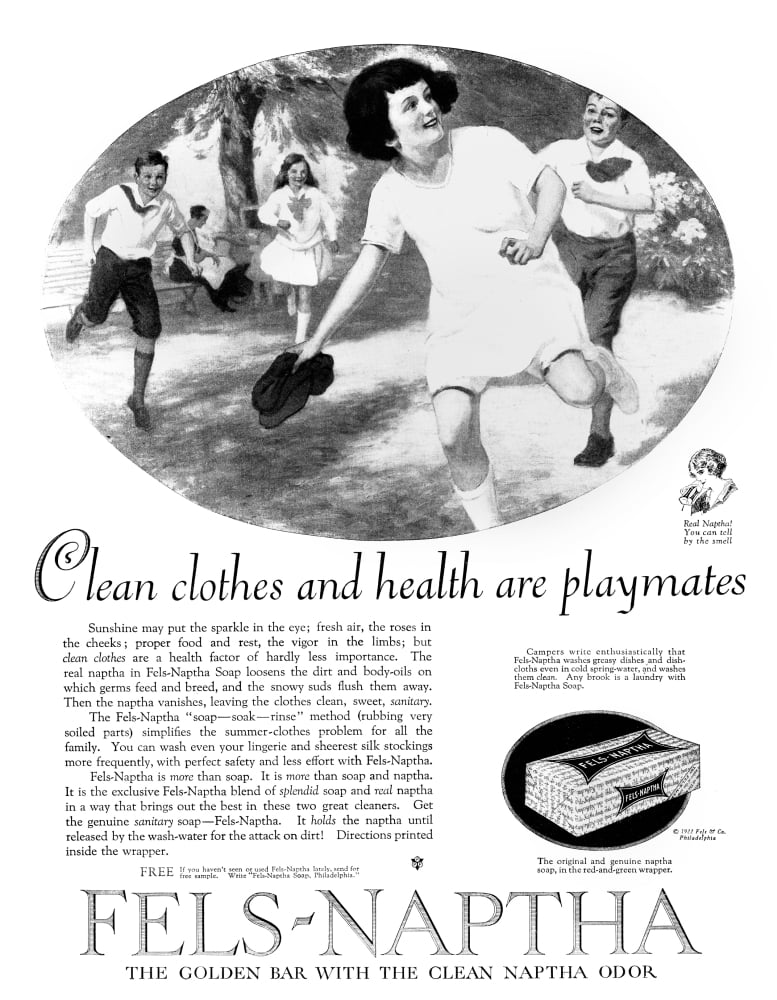 Ad: Fels-Naptha, 1922. /Namerican Advertisement For Fels-Naptha Laundry ...