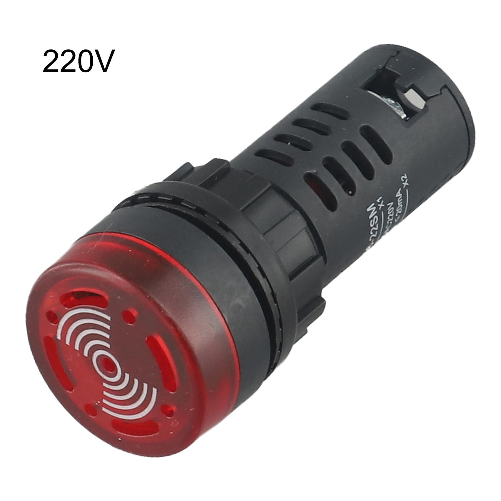 Ad16-22Sm Sound Light Alarm Ac/Dc12V 24V 220V Flash Buzzer Red 22Mm Signal Light - Walmart.com