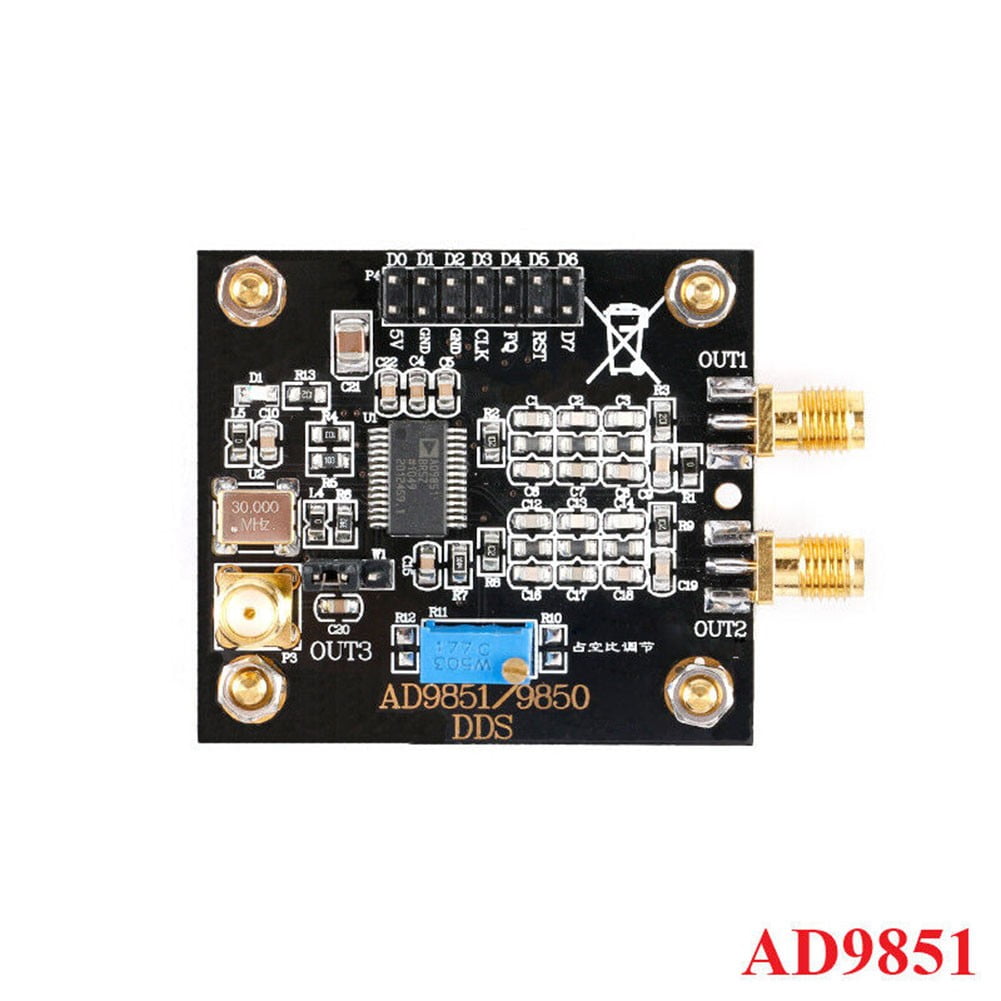 AD9851 DDS Signal Generator Module Sine Wave Square Wave Signal Source Generator - Walmart.com