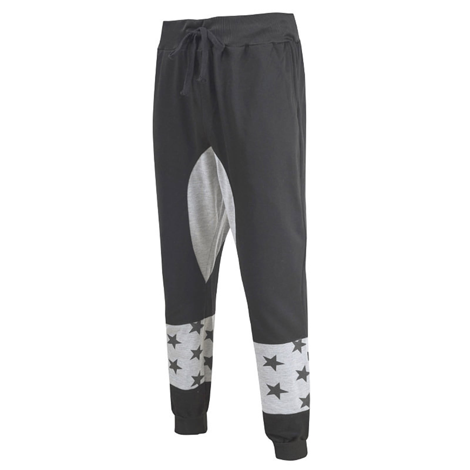 Adbfjaf Mens Pants Cargo Jeans Mens Spring And Autumn New Harun Pants Trend Pentacle Printed