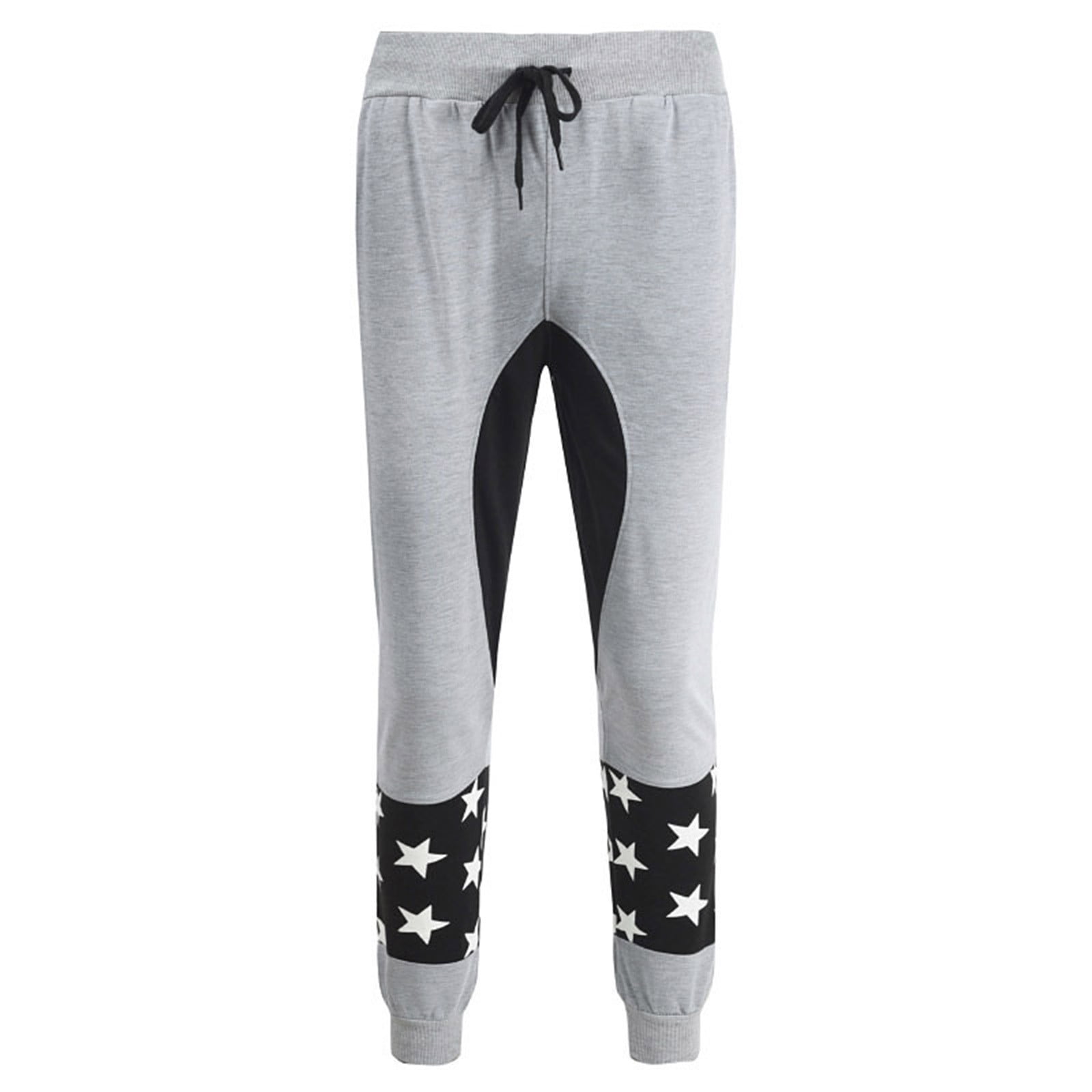 Adbfjaf Mens Pants Cargo Jeans Mens Spring And Autumn New Harun Pants Trend Pentacle Printed