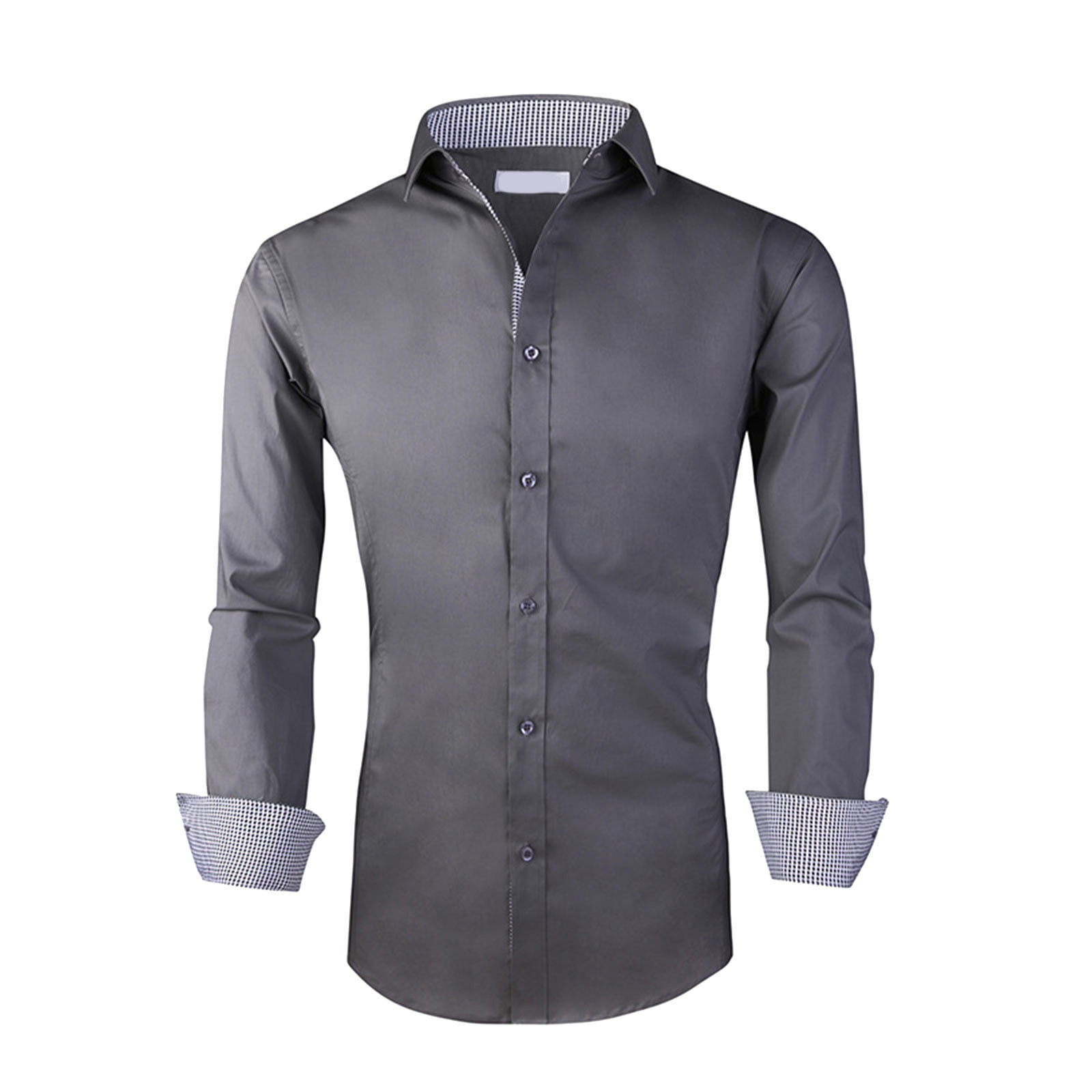 AdBFJAF Mens Shirts Pack Mens Fashionable Business High End Long ...