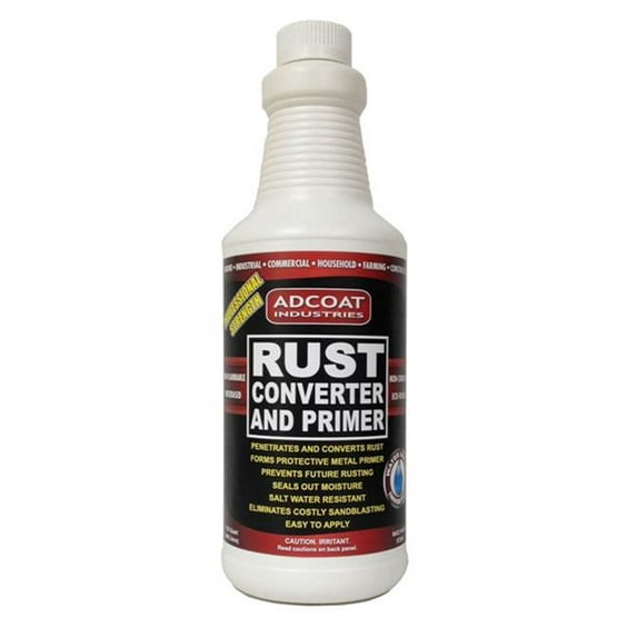 AdCoat 72004 Rust Converter and Primer - 1 quart - Walmart.com