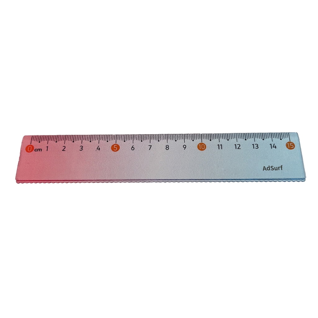 AdSurf Graduated rulers, Safety Ruler with Inches, Centimeters, and ...