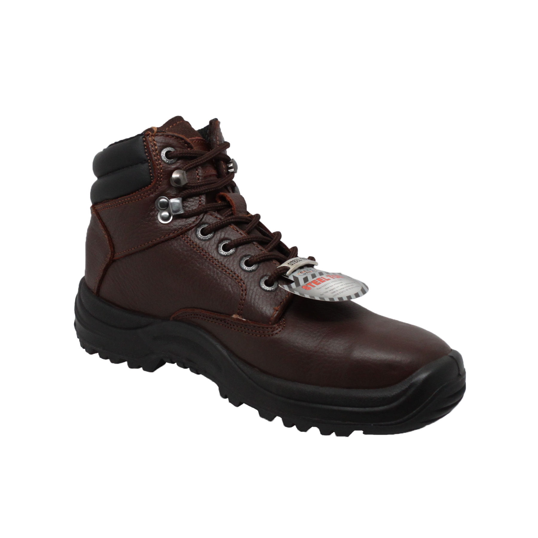 AdTec Men's 6" Steel Toe TPU Work Boot, Brown Leather. 1013 (13 EE ...