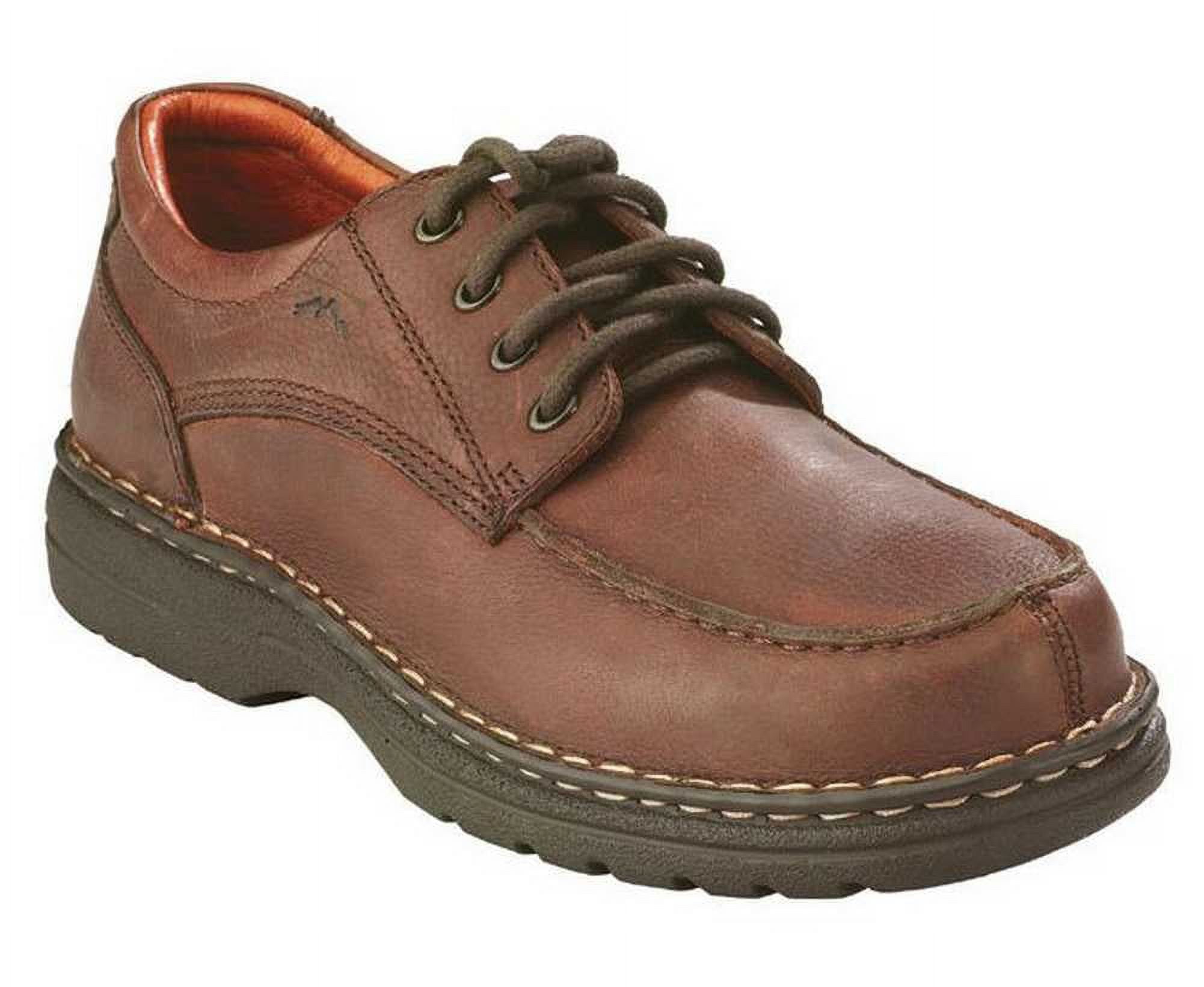 AdTec Men's Comfort Casual Lace Moc. Shoe Full Grain Brown Leather 1411 ...