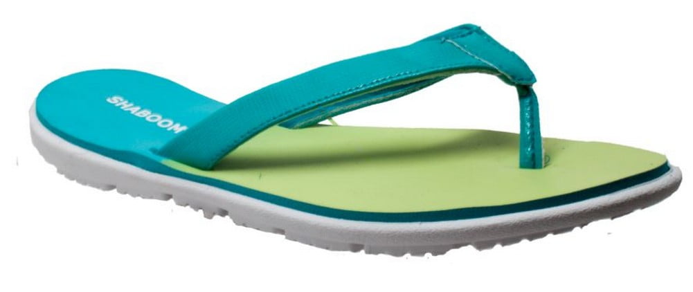 Hypard Shaboom Women's Dual Density Comfort Thong Sandal Aqua in Size ...