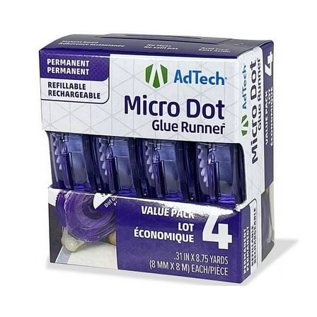 AdTech Permanent Crafter's Tape Glue Runner .31 Inch x 8.75 Yards ...
