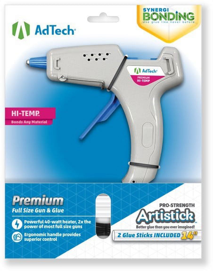 AdTech Premium Full Size High Temp Glue Gun 40 Watt Heater High Output ...
