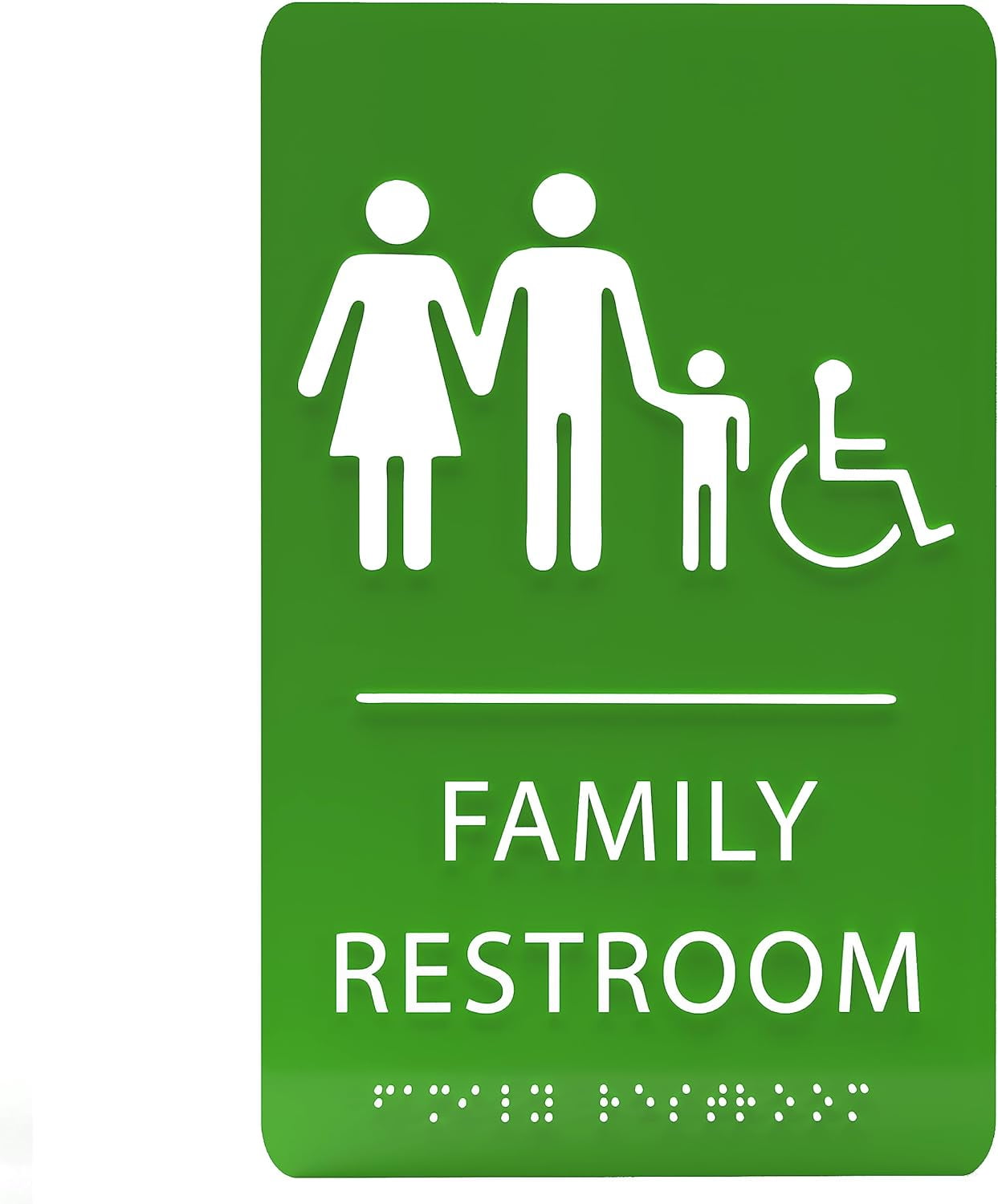 Ada Central Signs - 6" X9" Family Accessible Restroom Sign - ADA ...
